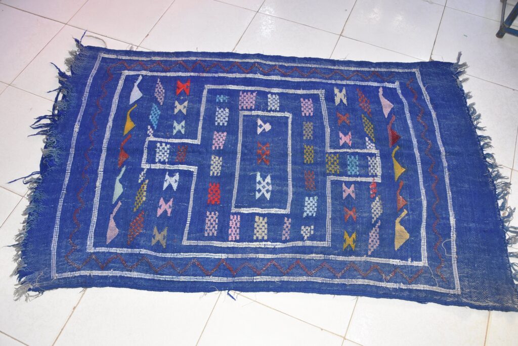 Bleu Tuareg Rug , Saharan Rug Vintage Beautiful | Twarig.com 2025