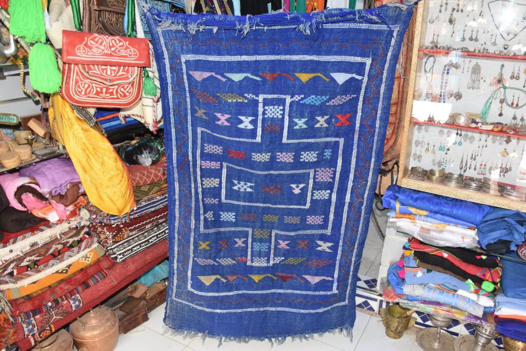 Bleu Tuareg Rug , Saharan Rug Vintage Beautiful | Twarig.com 2025